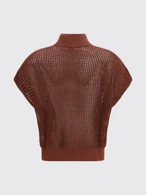 Brunello Cucinelli Zip-up Knit Top