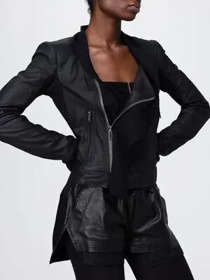 Rick Owens Naska Leather Biker Jacket