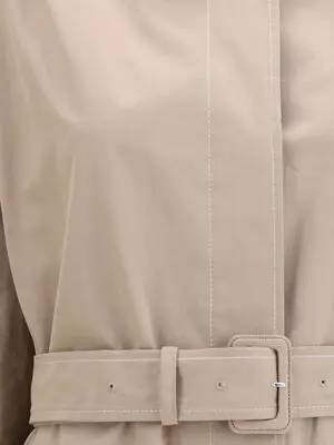 Marni Cotton Blend Trench Coat - Grey