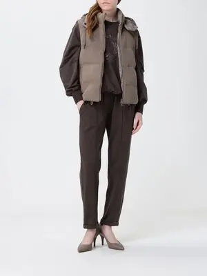 Brunello Cucinelli Cotton Crew Neck Sweatshirt With Emblem