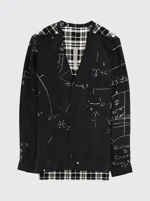 Rick Owens Printed Cotton Blend Shirt - Black