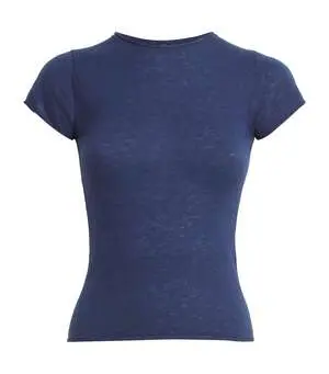 SKIMS Cashmere T-shirt - Blue