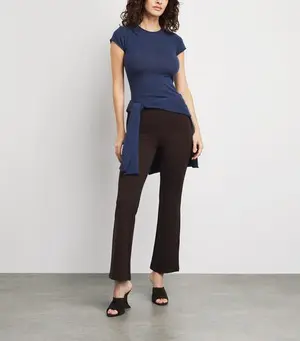 SKIMS Cashmere T-shirt - Blue