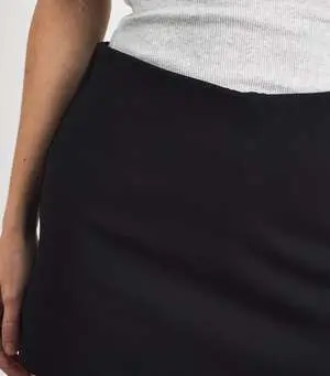 SKIMS Jersey Mini Skort - Black