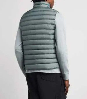 C.P. COMPANY D.d. Shell Quilted Down Gilet - Blue