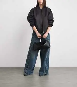 ANINE BING Leon Bomber Jacket - Black