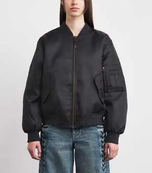 ANINE BING Leon Bomber Jacket - Black