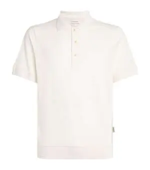 Oliver Peoples Organic Cotton Jacquard Polo Shirt