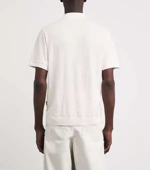Oliver Peoples Organic Cotton Jacquard Polo Shirt
