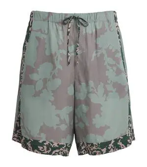 Dries Van Noten Piperi Printed Swim Shorts - Grey