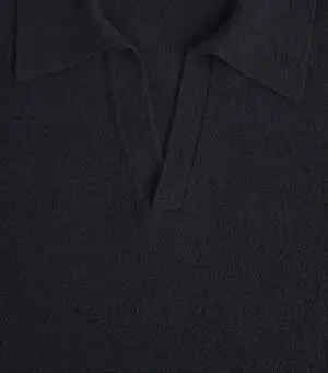 WAX LONDON Cotton-blend Siena Polo Shirt - Black
