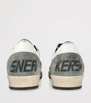 GOLDEN GOOSE Ball Star Suede Sneakers - Blue