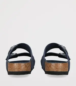 BIRKENSTOCK Suede Arizona Sandals - Navy