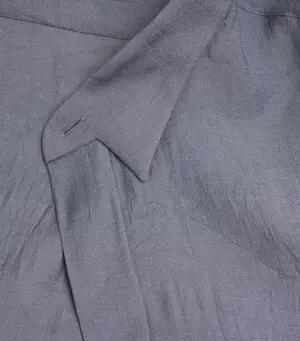SYSTEM Hidden Button Shirt - Grey
