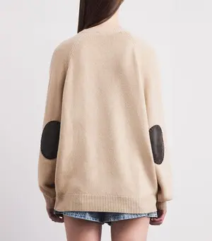 FRAME Cashmere Sweater With Patch Detail