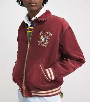 Polo Ralph Lauren Corduroy Embroidered Track Jacket