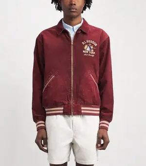 Polo Ralph Lauren Corduroy Embroidered Track Jacket