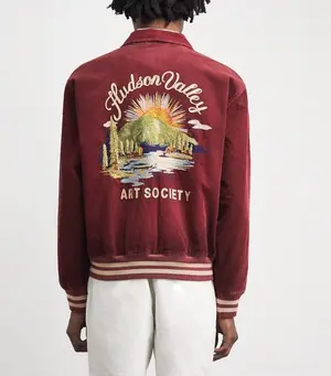 Polo Ralph Lauren Corduroy Embroidered Track Jacket