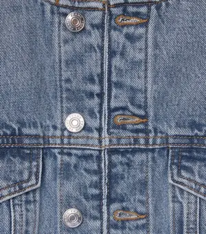 FRAME Nipped Denim Jacket - Blue
