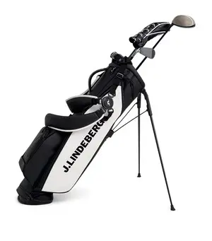 J. Lindeberg Sunday Stand Golf Bag - Black