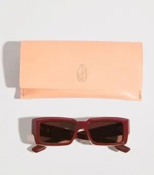 JACQUES MARIE MAGE Quant Sunglasses - Red