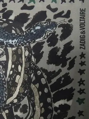 Zadig&Voltaire Billie Snakes Scarf