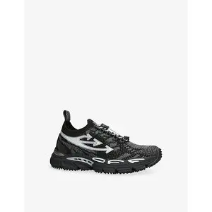 Off-White Be Right Back Woven Trainers - Black/comb