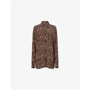AWAY THAT DAY St Barts Leopard Woven Shirt