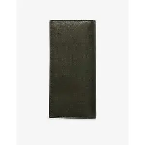 Prada Logo-embellished Saffiano-leather Wallet