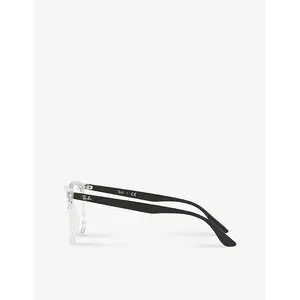 Ray-ban Round-frame Acetate Eyeglasses