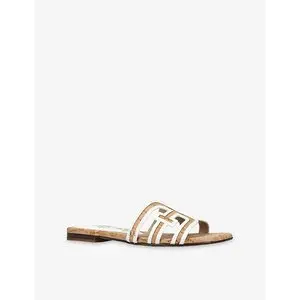 Sam Edelman Woven Bay Sandals - White/comb
