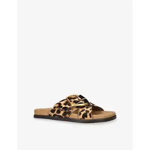Sam Edelman Darla Leather Sandals - Black/comb
