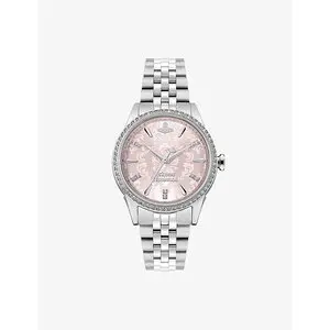 VIVIENNE WESTWOOD Little Wallace Swarovski-crystal Watch - Silver