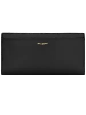 Saint Laurent Zip Wallet - Black