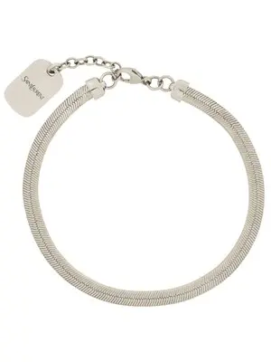 Saint Laurent Chain Bracelet - Silver