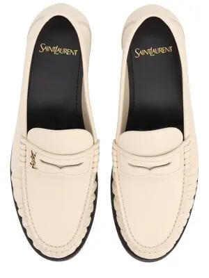 Saint Laurent Mocassino "laurent - Ivory