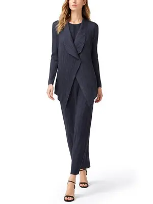 Issey Miyake Pleated Cardigan