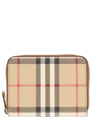 Burberry Portafoglio "check - Beige