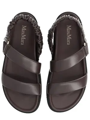 Max Mara Macro Sandals - Brown
