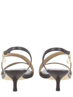 Michael Kors Jaida Heel Sandals - Brown