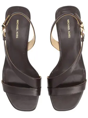 Michael Kors Jaida Heel Sandals - Brown