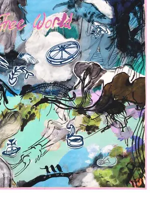 VIVIENNE WESTWOOD Silk Foulard - Multicolour