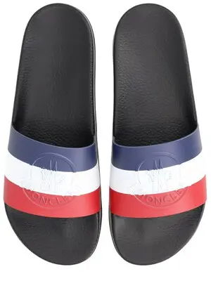 Moncler Basile Slides - Black