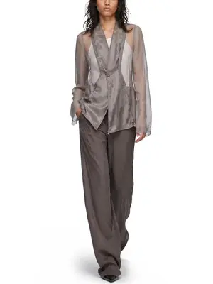 Rick Owens Giacca Monopetto Stag - Grey