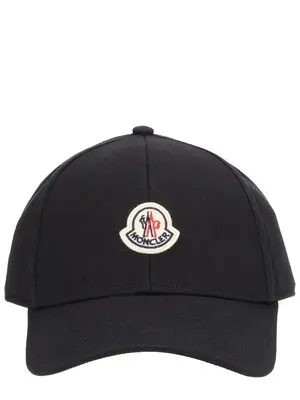 Moncler Logo Baseball Cap - Black