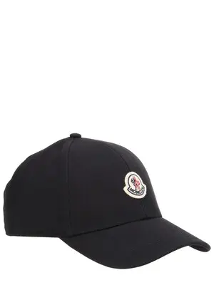 Moncler Logo Baseball Cap - Black