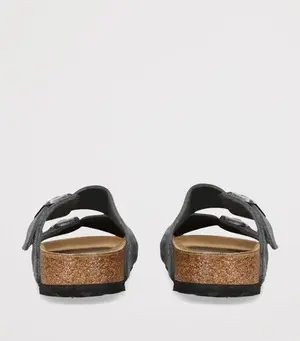 BIRKENSTOCK Suede Arizona Sandals - Grey