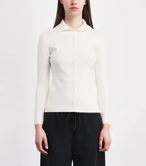 TOTEME Fitted Polo Cardigan