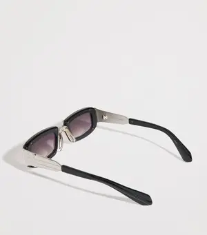 JACQUES MARIE MAGE Titanium Ryder Sunglasses