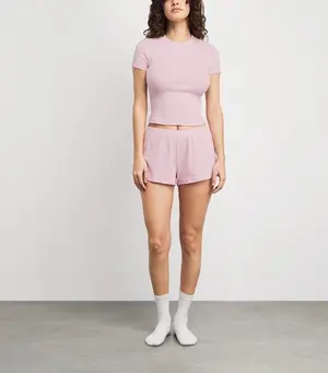 SKIMS Cotton Ribbed Shorts